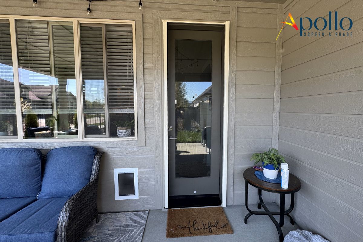 Case Study: Back Door Retractable Screen Installation in Eagle, Boise