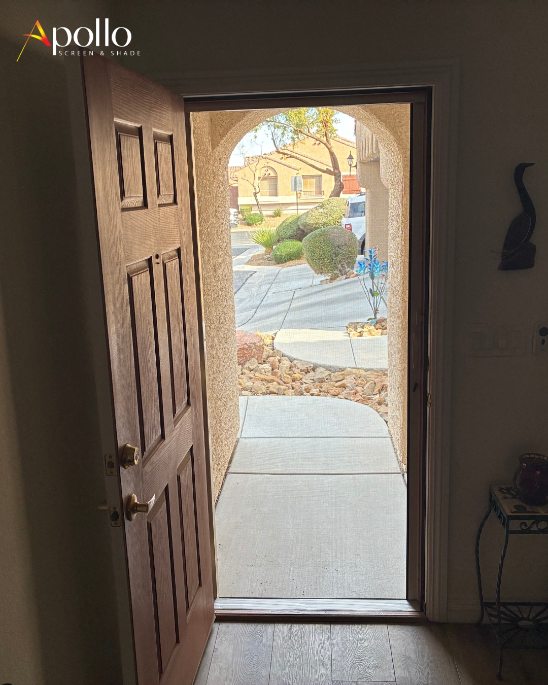 Desert Sand Front Door Screen That Complements Every Las Vegas Home