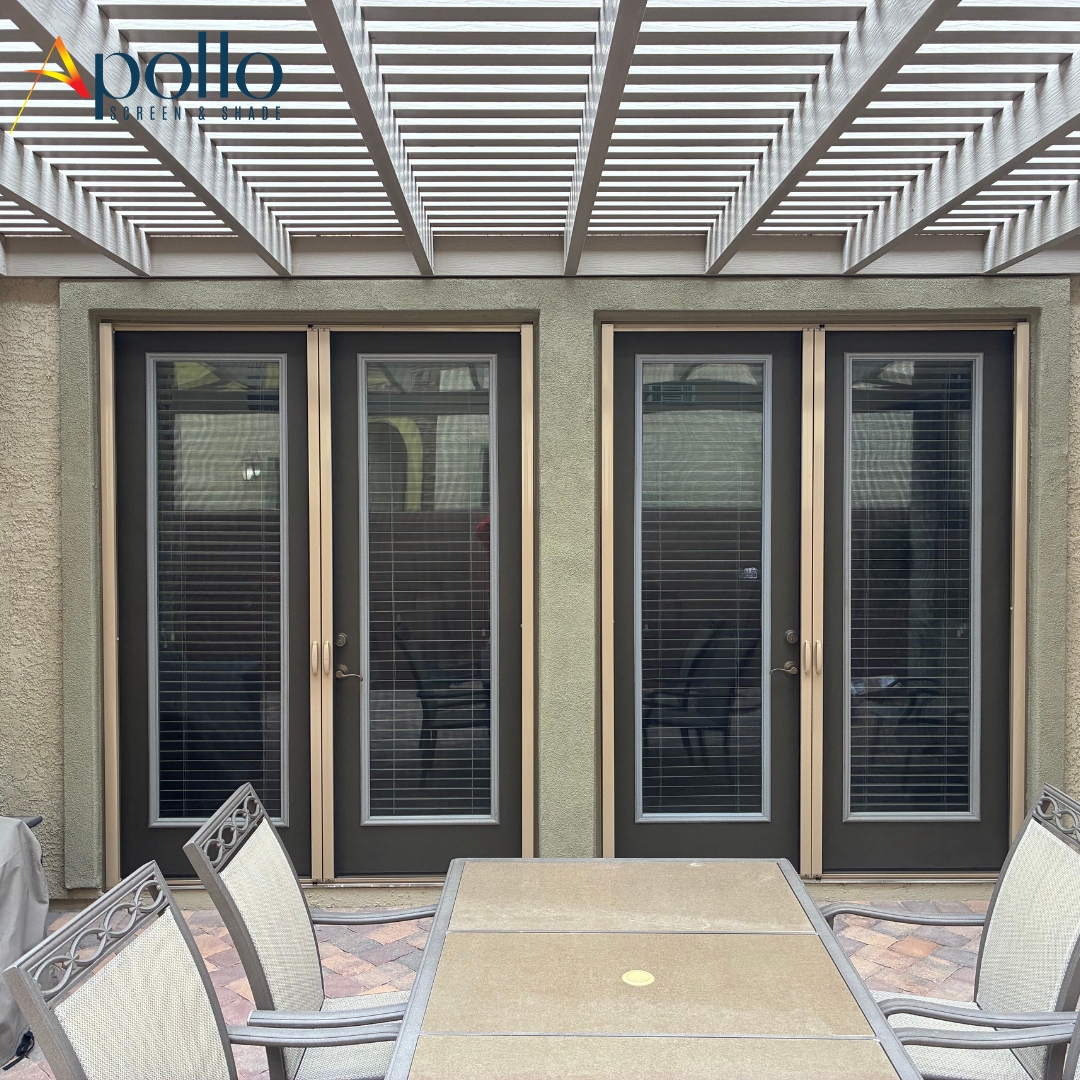 French Door Retractable Screens in Aliante, NV