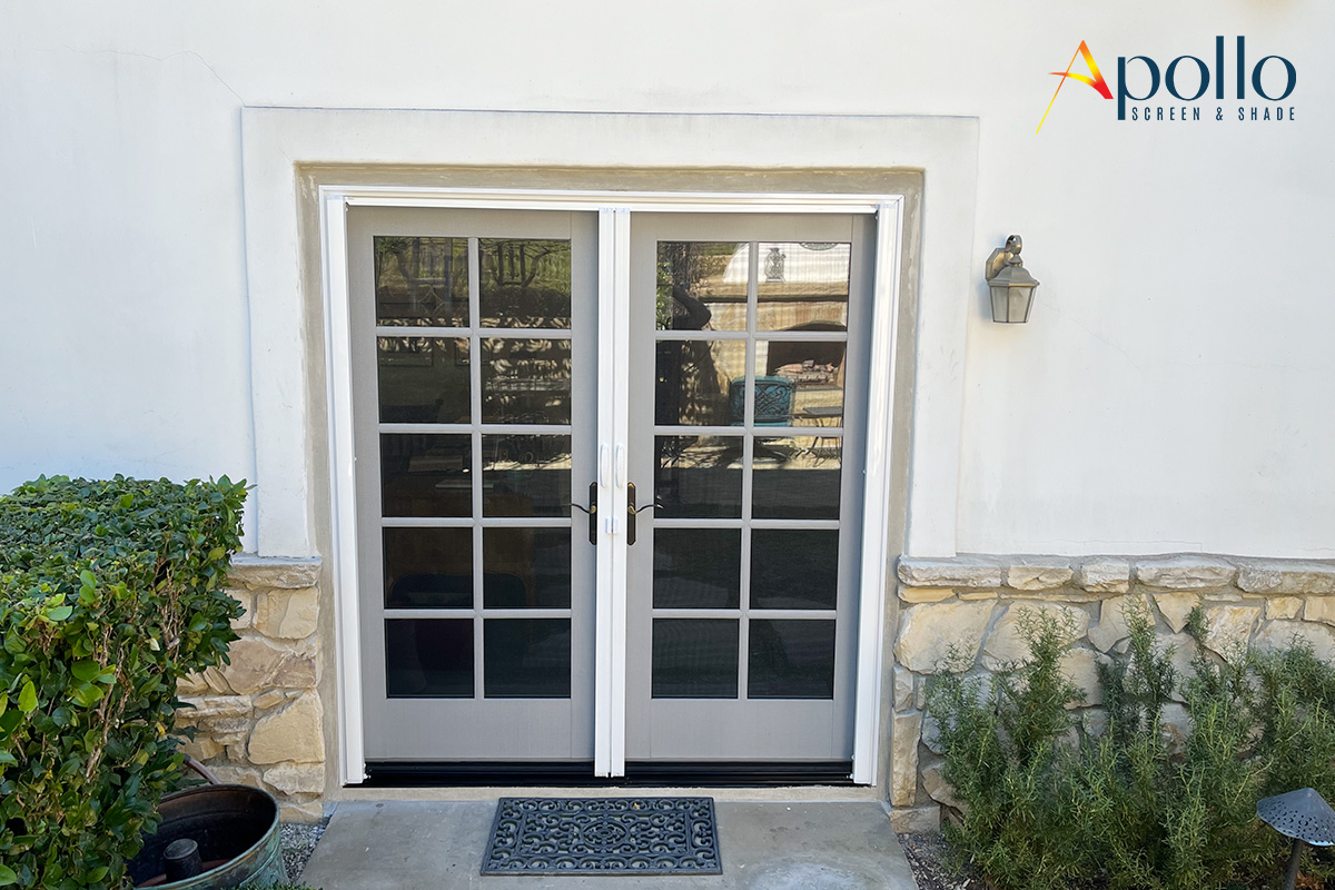 Case Study: The Elegance of French Doors and the Practicality of Screens