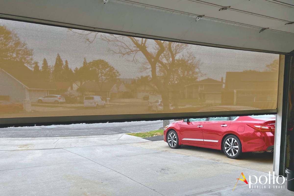 Retractable Garage Door Screen