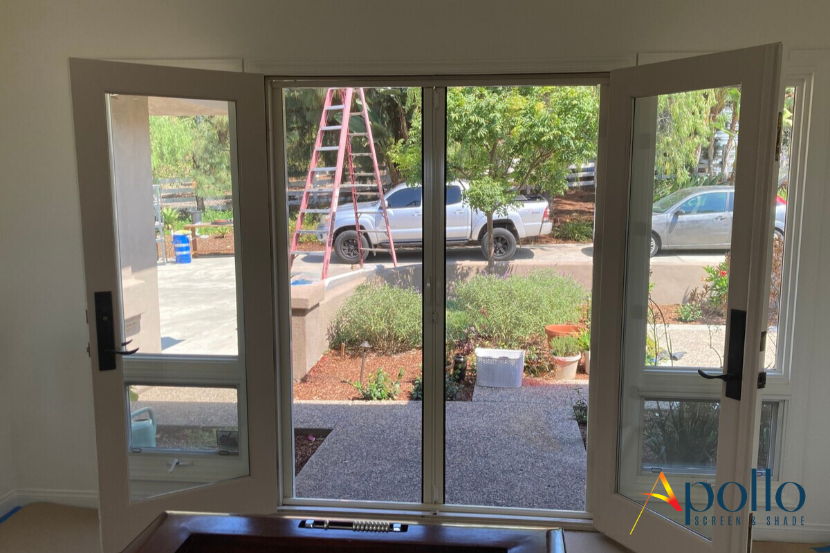 Case Study: Seamless Patio French Door Screens for an Encinitas Home
