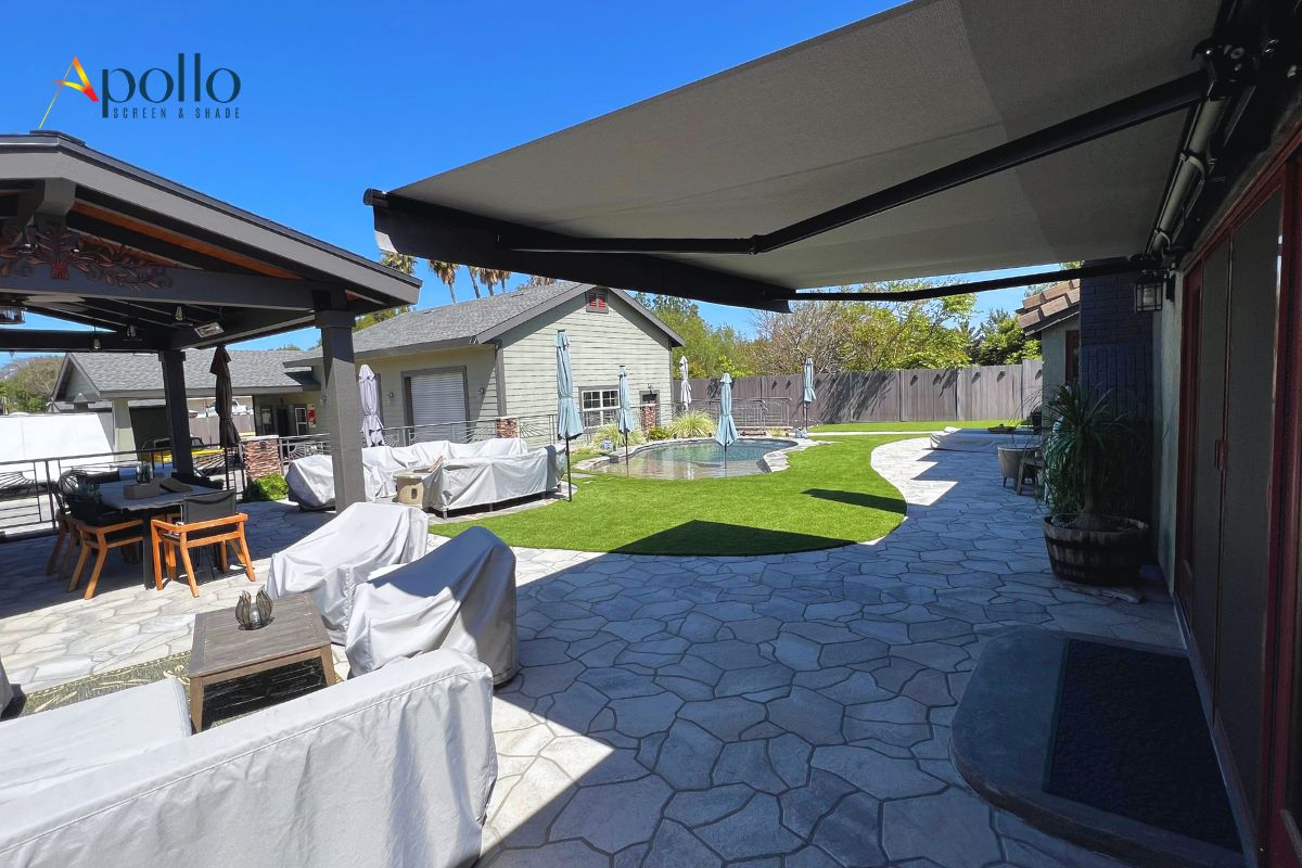 Case Study: Elegance and Efficiency in La Palma, CA: Motorized Awning ...