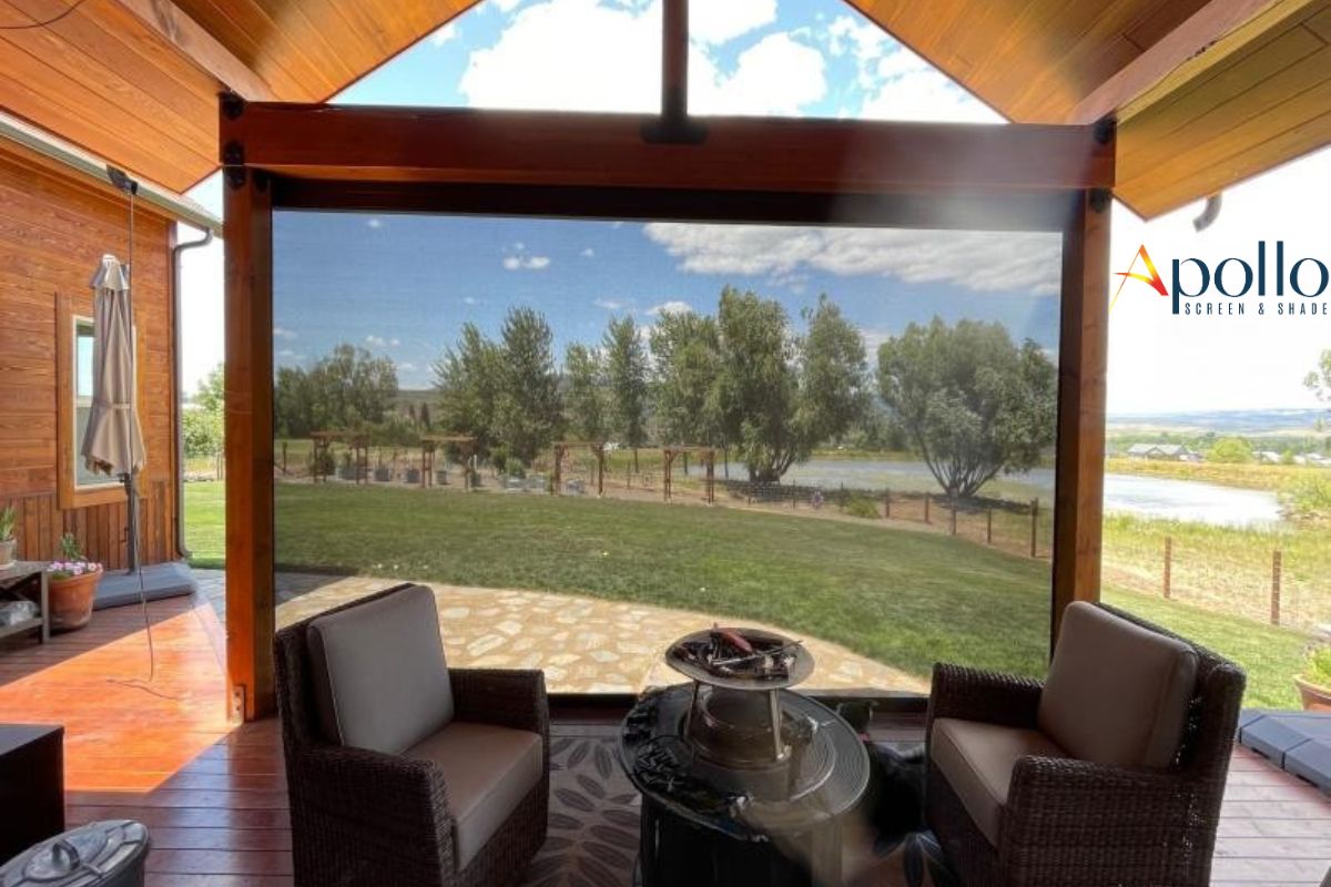 Beautiful Deck Patio Power Shades in Council, ID – Smart Comfort for ...